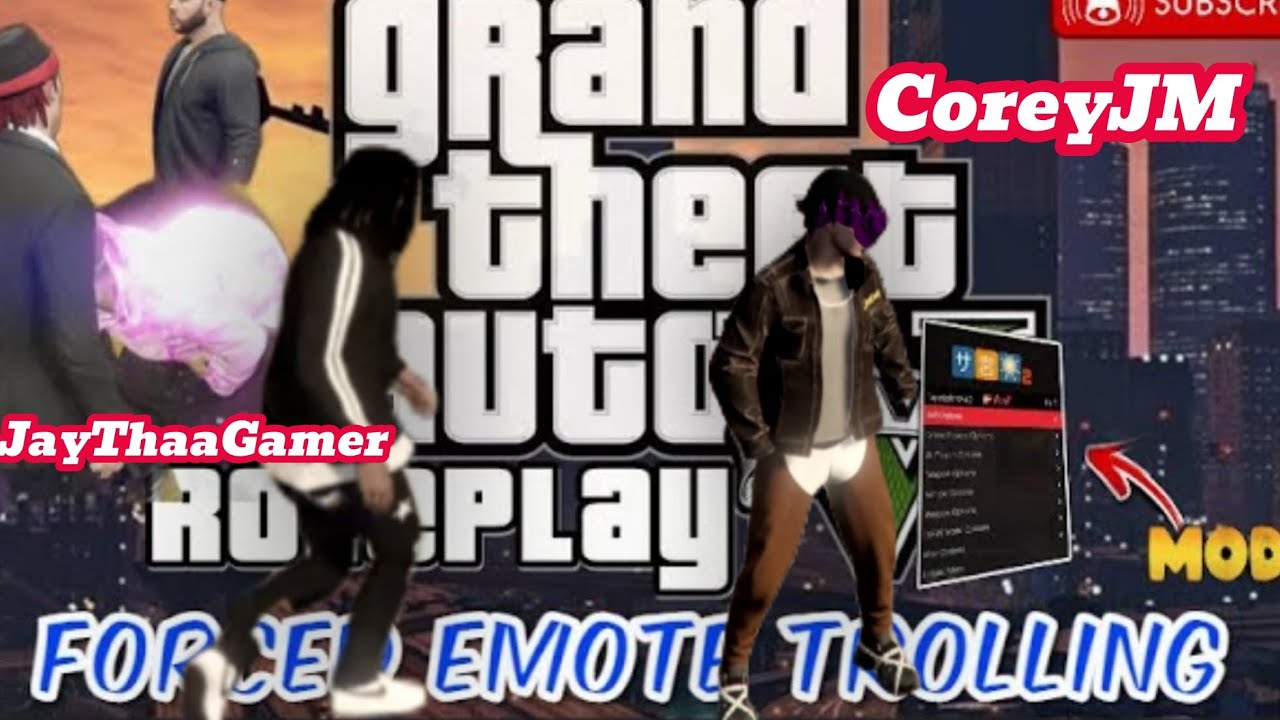 Forcing Sus Emotes on e-thugs in GTA 5 RP with @CoreyJM | #FiveM # ...