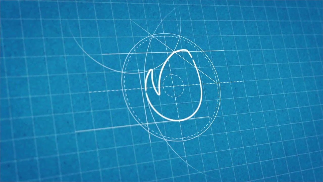 Blueprint Logo Drawing | After Effects template - YouTube