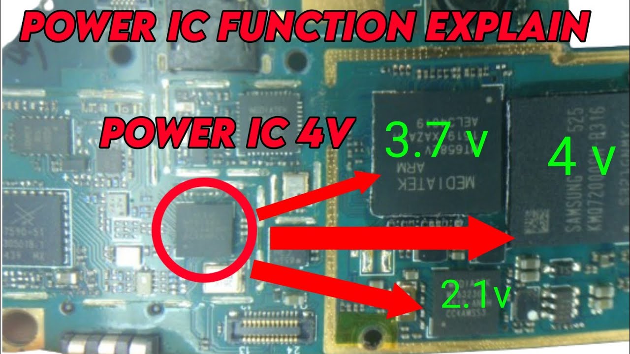 mobile power IC identification|how it is work power IC in mobile|mobile ...