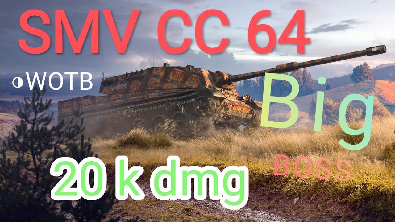 SMV CC 64 WORLD OF TANKS BLITZ GAMEPLAY BIGG BOSS 20K DAMAGE Went out ...