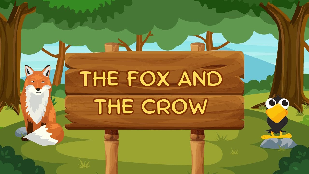 The Fox and the Crow | Fun Story with a Lesson for Kids | Creative Fun ...