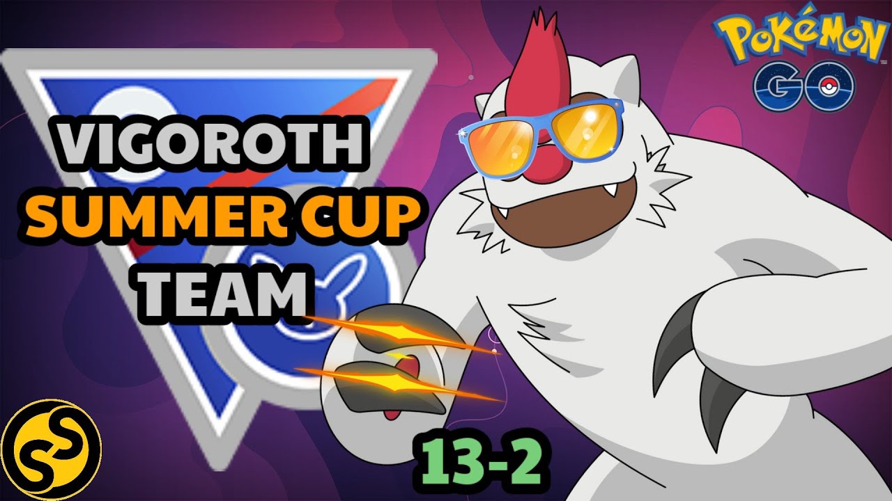 Insane Vigoroth Summer Cup Great League Team to Crush Your Opponents in ...