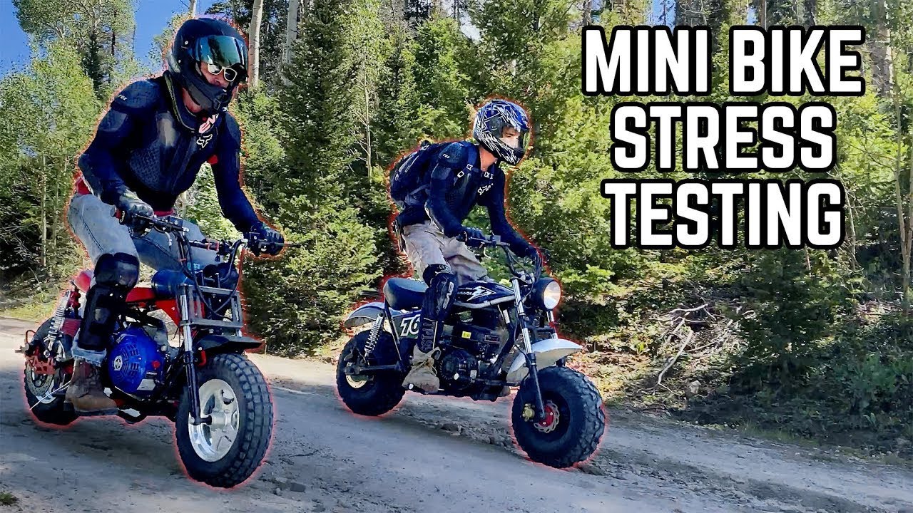 Mini Bikes vs. the Rockies | TrailMaster MB200 x Hurricane x Full Suspension Mega Moto Sho 10 ...
