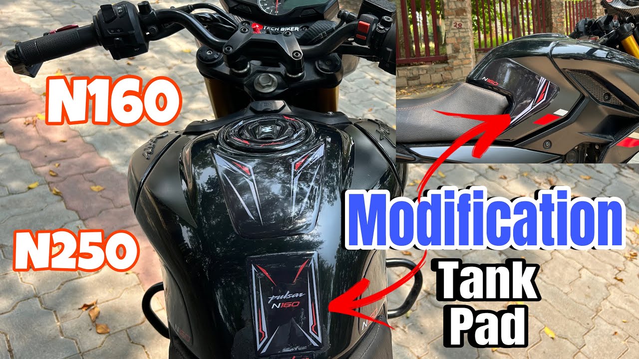 Pulsar N160 Modification || Pulsar N160 Tank Pad || Modification ...