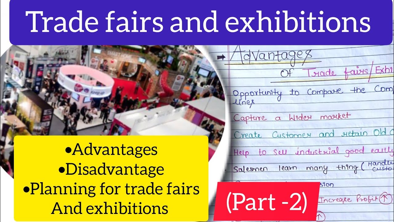 Advantages and disadvantage of trade fairs and exhibitions || planning ...