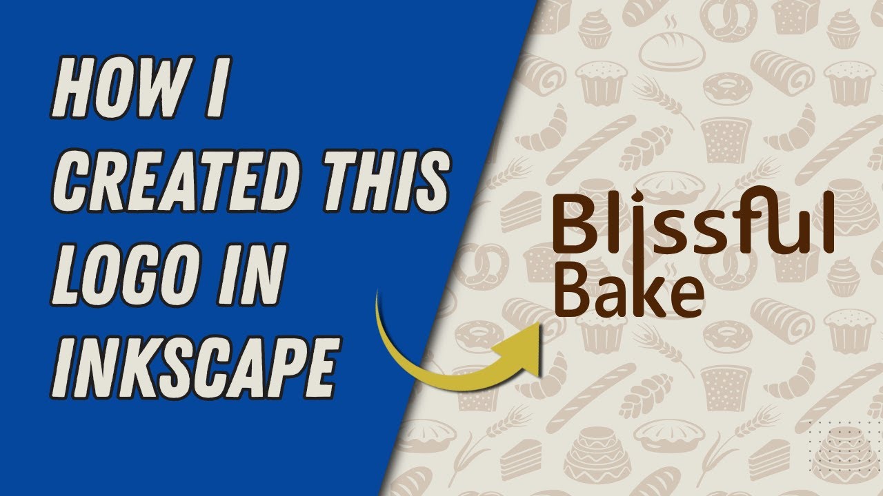 HOW TO CREATE A CUSTOM LOGO IN INKSCAPE | MY COMPLETE DESIGN PROCESS ...