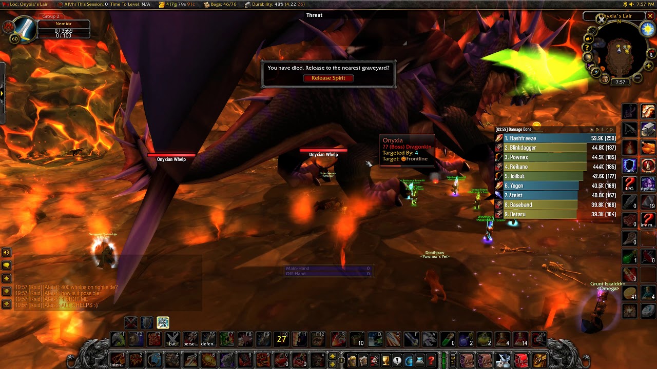 World of Warcraft Classic 4K ULTRA HD (Skullflame EU) - Onyxia - YouTube