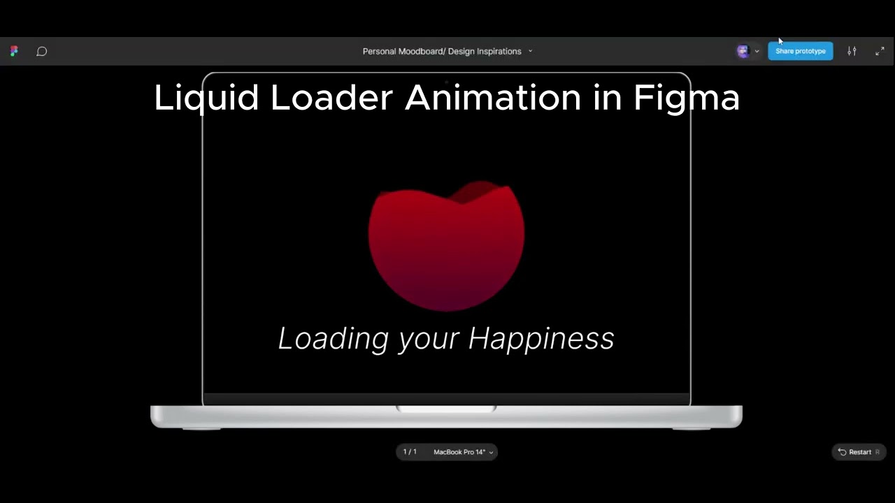 Liquid Loader Animation in Figma - YouTube