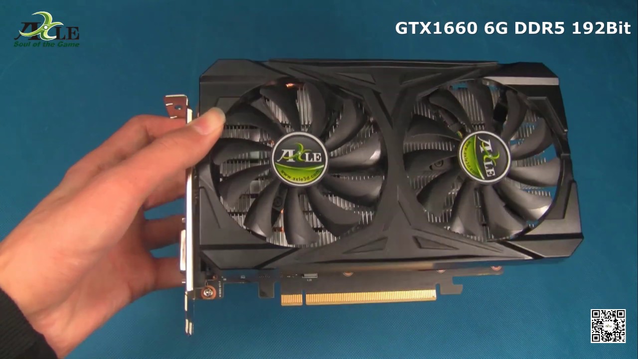 Graphics Card Axle3D GTX1660 - YouTube