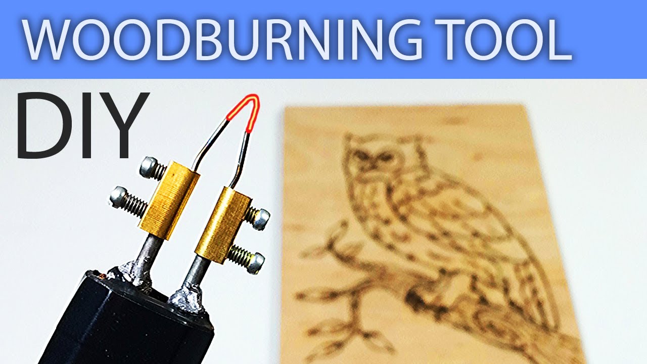 DIY Woodburning Tool | Homemade Pyrography Pen (5V USB / Battery ...