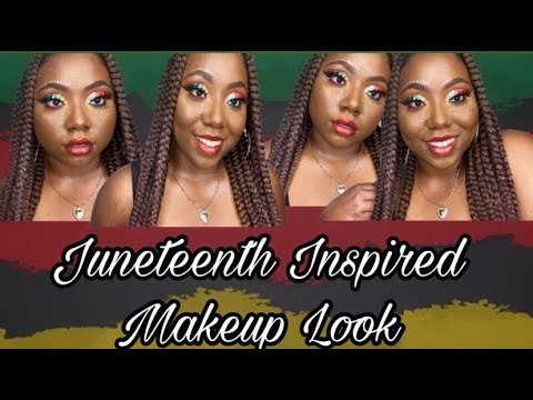 Juneteenth Inspired|Eye Makeup Tutorial - YouTube