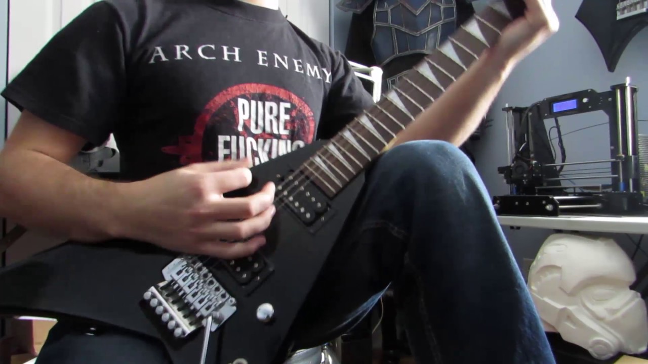 Luna - Moonspell guitar cover - YouTube
