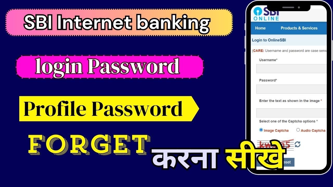 SBI Internet Banking Forgot Username Forgot Login Password | How to ...