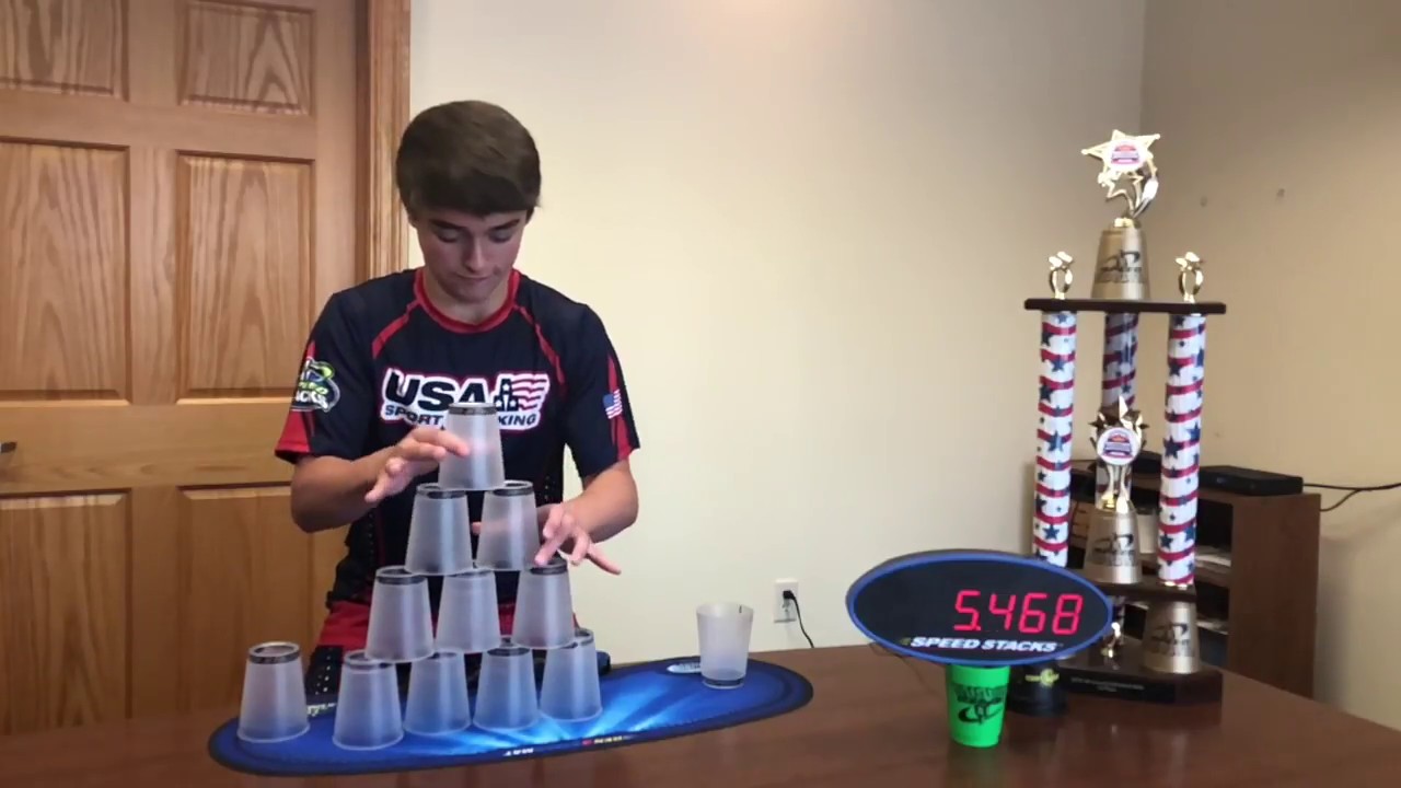 Tyler Hollis Cup Stacker - YouTube