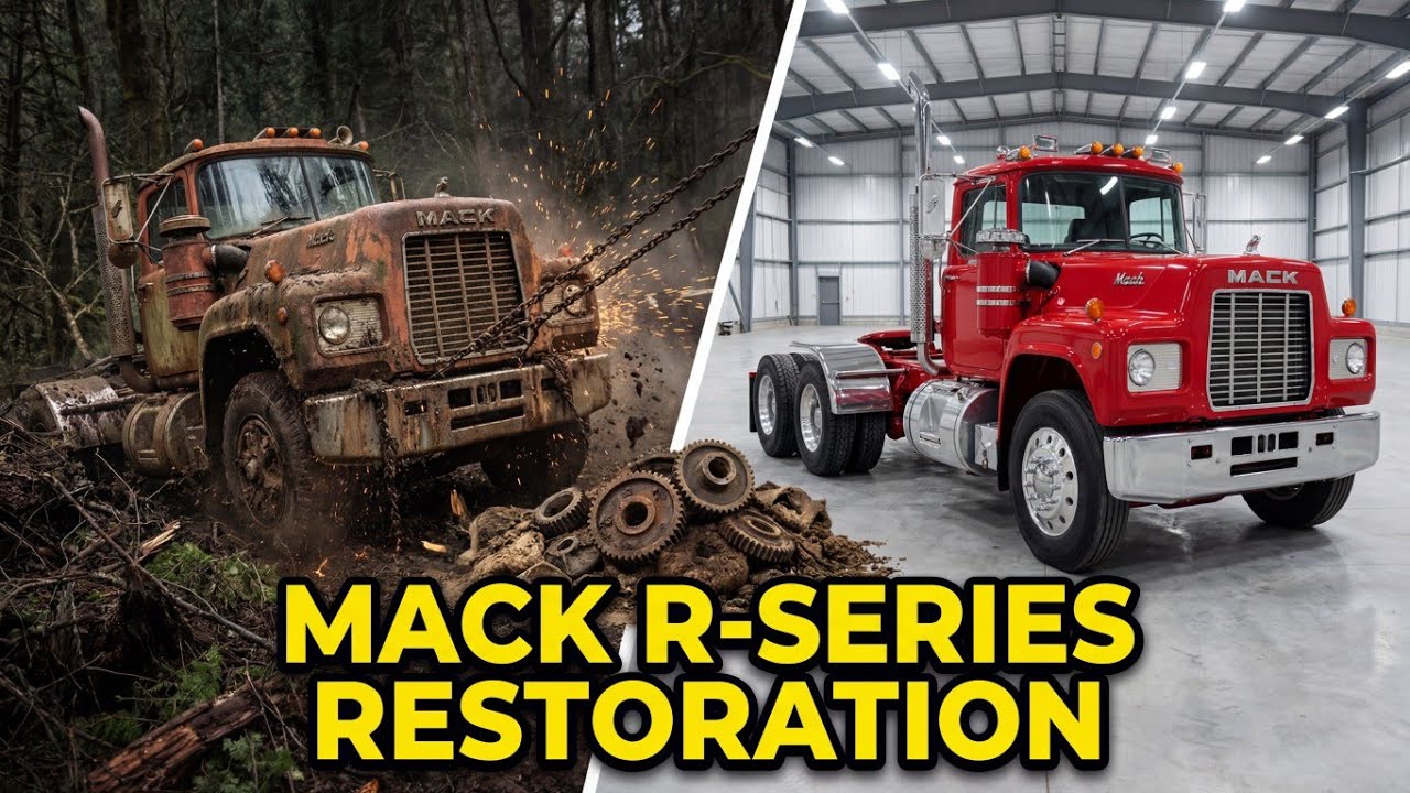 ASMR Restoration Full Rebuild of Abandoned 1972 Mack R-Series Truck ...