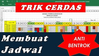 Cara Membuat Jadwal Pelajaran Anti Bentrok Di Excel – Tips And Solution
