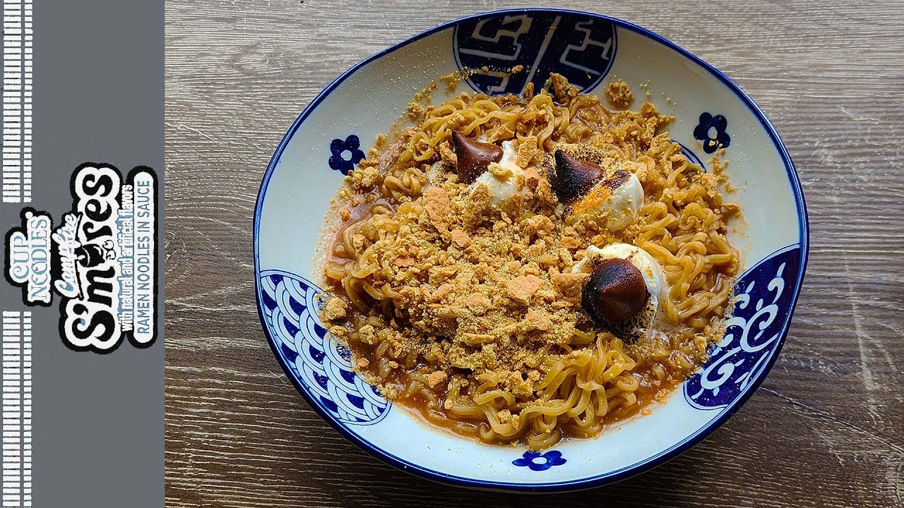 Cup Noodles S'mores Ramen Recipe 2 - Instant Noodle Recipe Time EXTRA ...