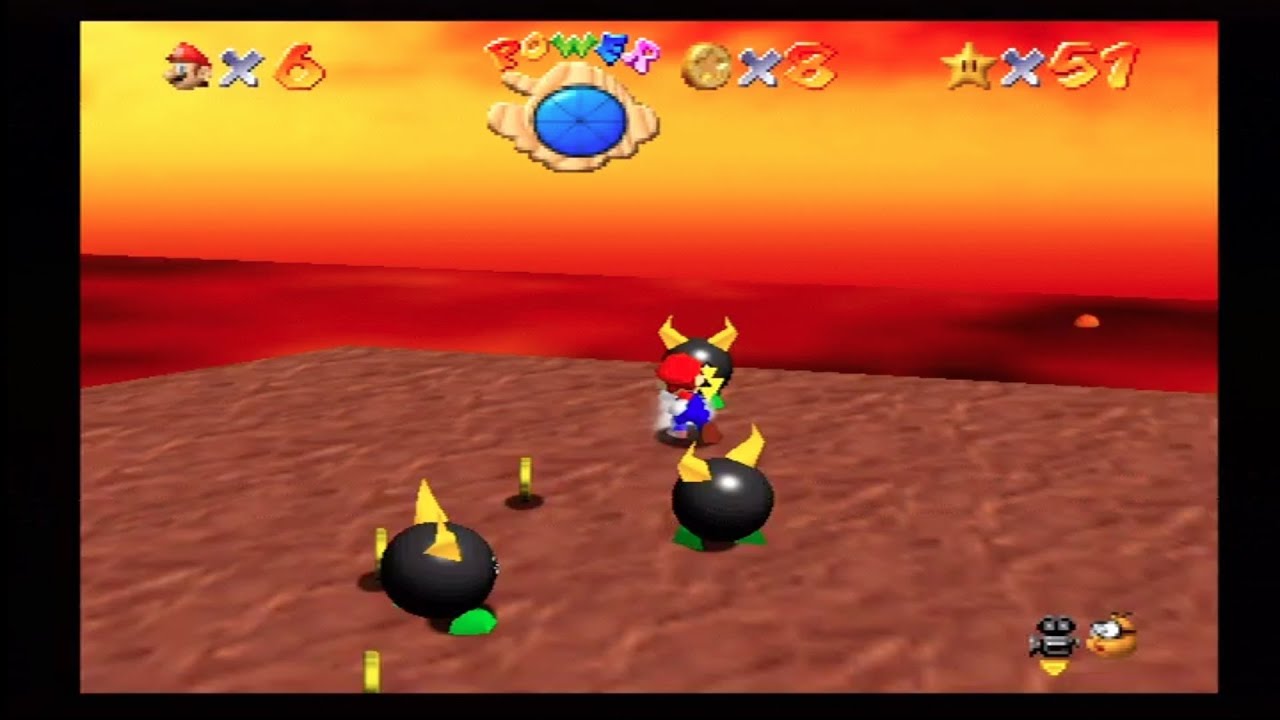 Super Mario 64: Lethal Lava Land (Bully the Bullies / Star #52) - YouTube