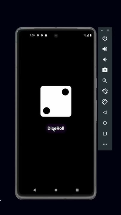 Dice roll | Flutter | Dart #flutterdevelopment #appdevelopment #codeeveryday #youtubechallenge ...