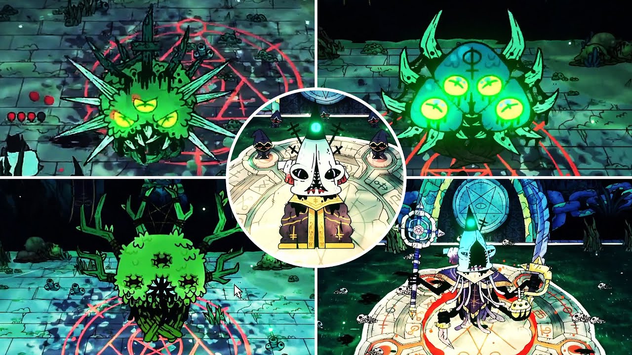 컬트 오브 더 램: 세번째 맵 앵커딥 보스전 (Cult Of The Lamb Anchordeep Boss Fights ...