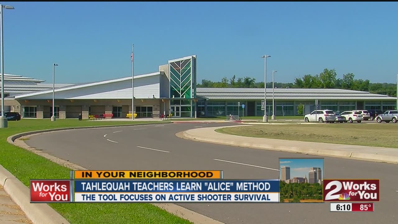 Tahlequah Teachers Learn "ALICE" Method - YouTube