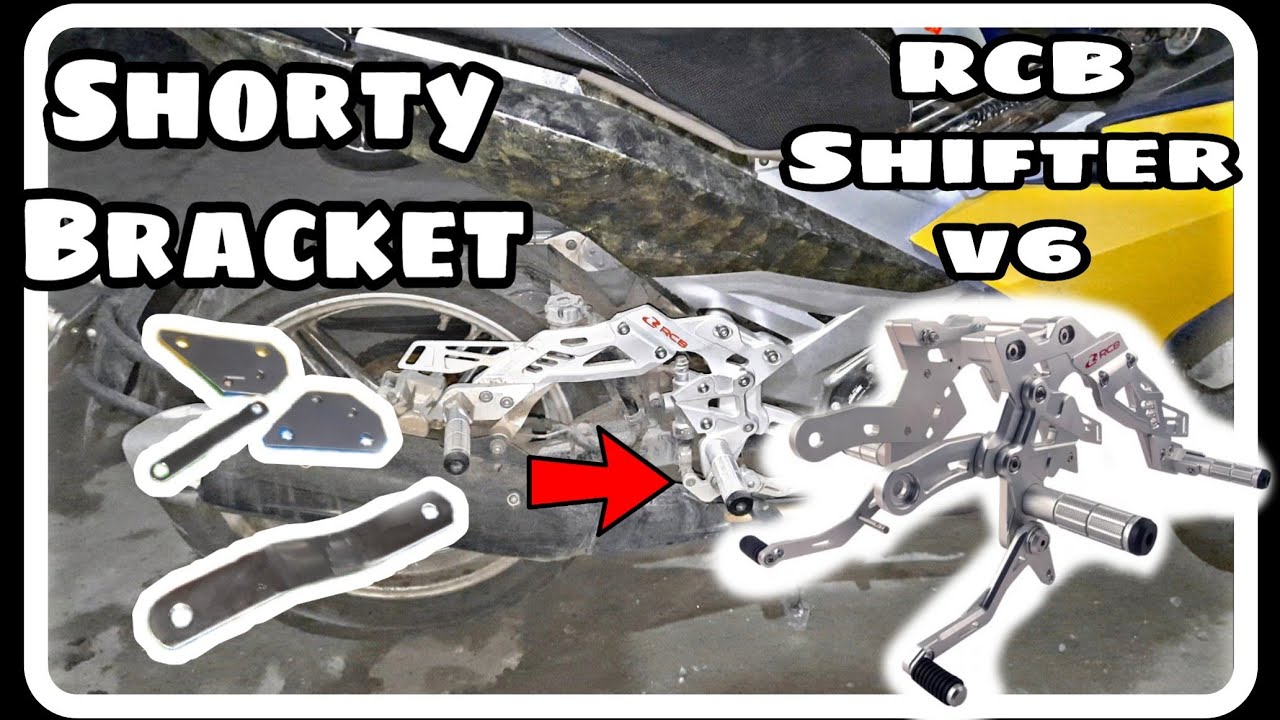 Shorty Bracket for RCB Shifter v6 Sniper 150 - YouTube