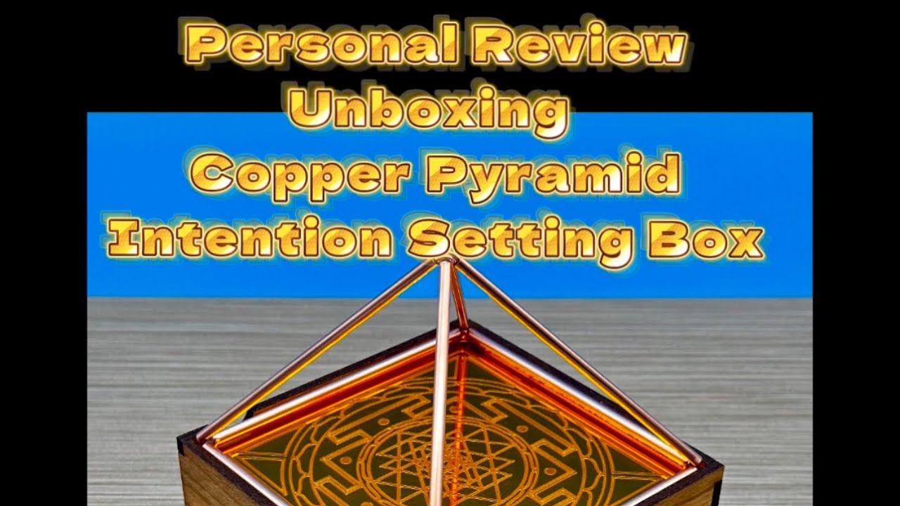 Personal vlog: Unboxing the “Pyramid Spiritual Manifestation Intention ...