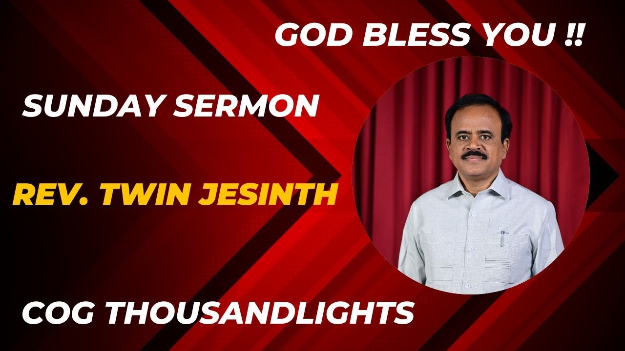 மகிழ்ச்சி // Cheerful // Sunday Sermon // Rev. Twin Jesinth - YouTube
