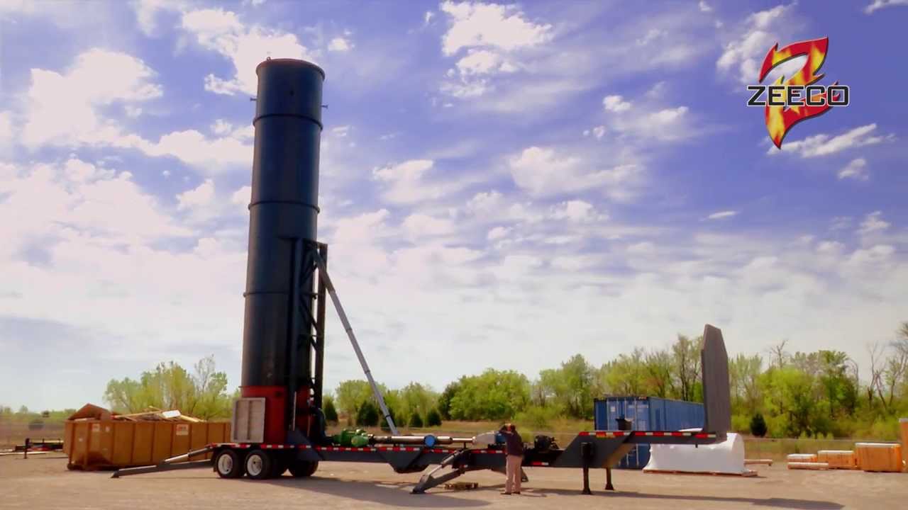 Zeeco, Inc. - Trailer Mounted Enclosed Flare - YouTube
