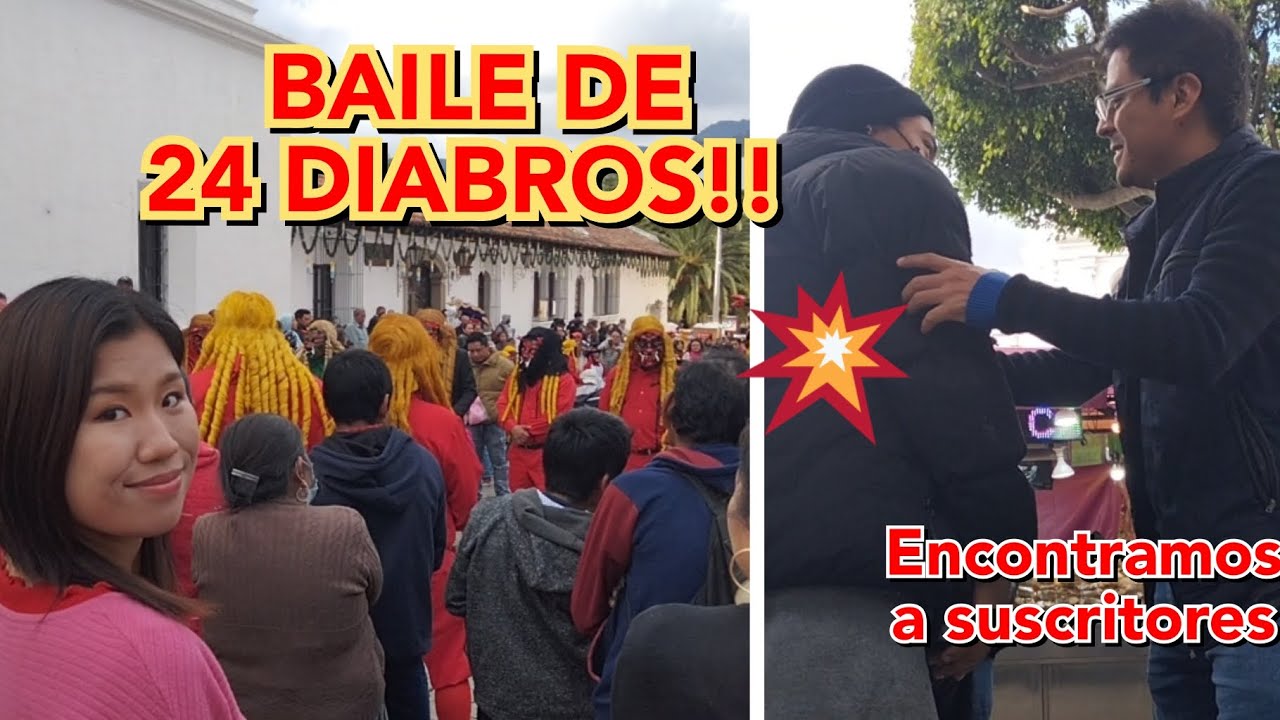 Japonesa esta viendo baile de 24 diabros en Guatemala!! Y encontramos a ...