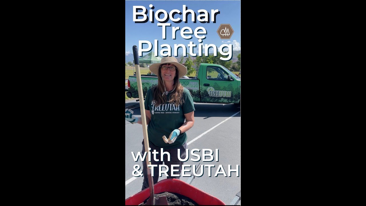 Biochar tree planting with TreeUtah & USBI! Improve success rates with ...
