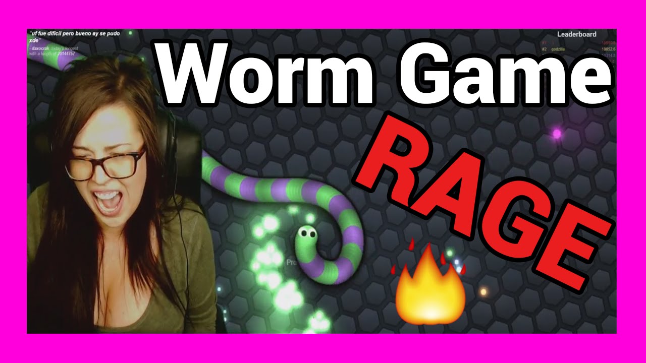 Worm Game - Rage Montage - YouTube