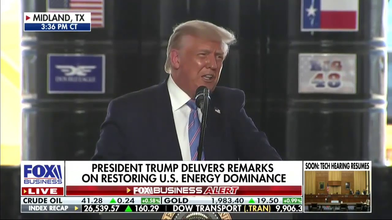 Pres Trump: U.S. “Is Now The #1 Producer Of Oil & Natural Gas On The ...