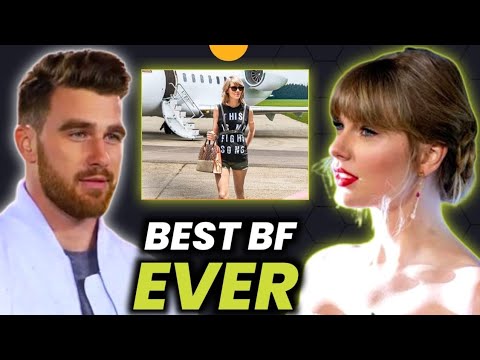 "I Can't Believe You" Taylor Swift Blushes After Travis Showers Her ...