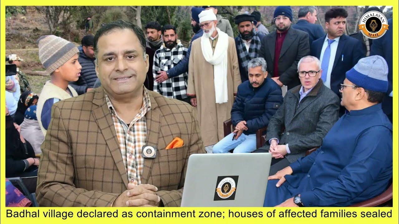 Badhal village declared as containment zone; houses of affected families sealed - YouTube