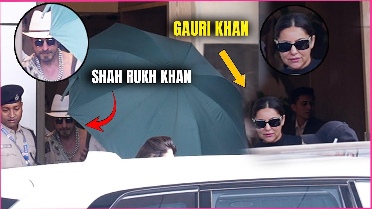 Shahrukh Khan With Family Snap at kalina Airport Mumbai |Anant Ambani ...