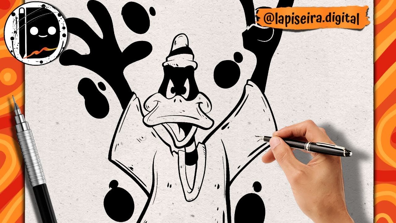 How to draw the duckling step by step - YouTube