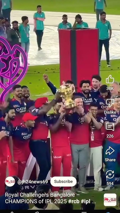 ipl champion rcb winner ipl champion rcb virat kholi #rcb #viratkohli #ipl # cricket # ...