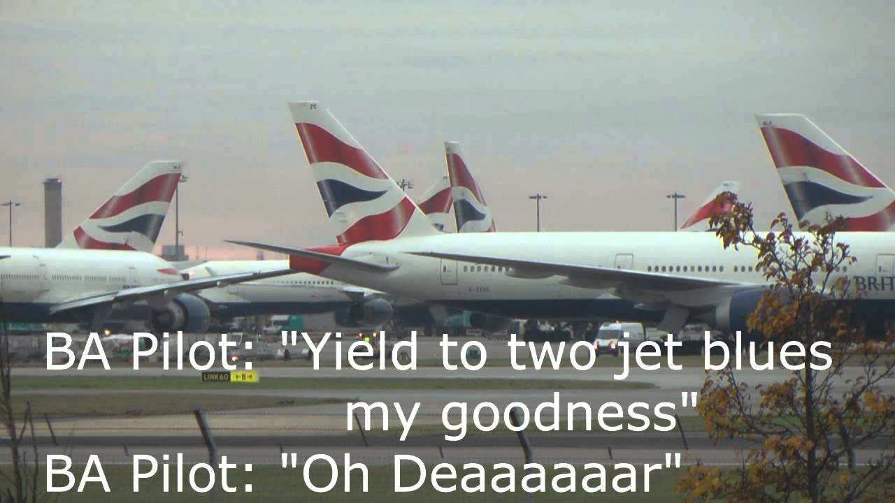 JFK Kennedy Airport Tower Funny BA 115 Pilot Conversation - YouTube