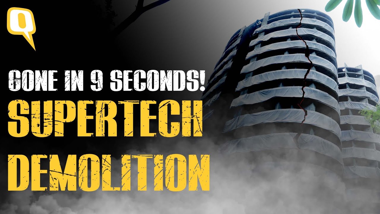 How Supertech Towers – India’s Tallest Twin Towers Will Reduce to Dust in 9 Seconds! - YouTube