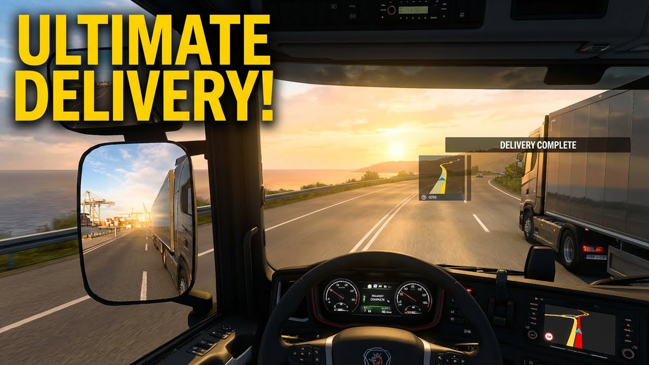 EURO TRUCK 2 Realistic Economy Extreme - Logistics Run - YouTube