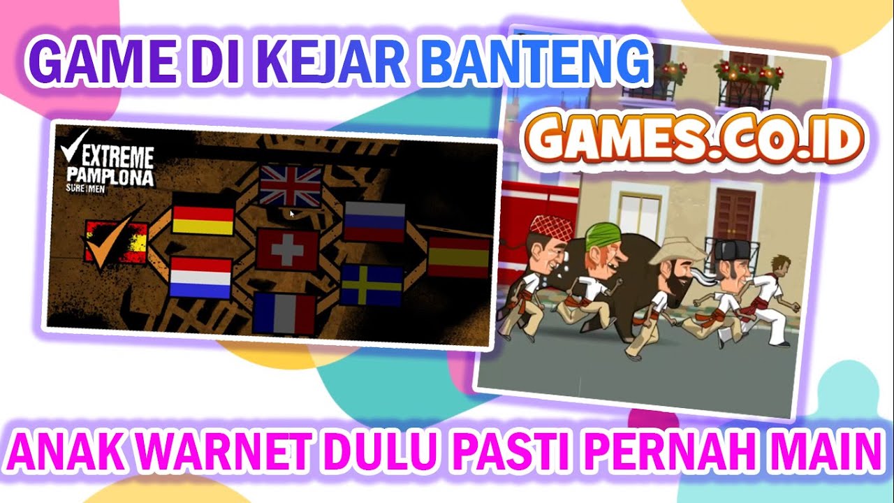 GAMES.CO.ID | Game dikejar Banteng Zaman Warnet - Pamplone Extreme ...