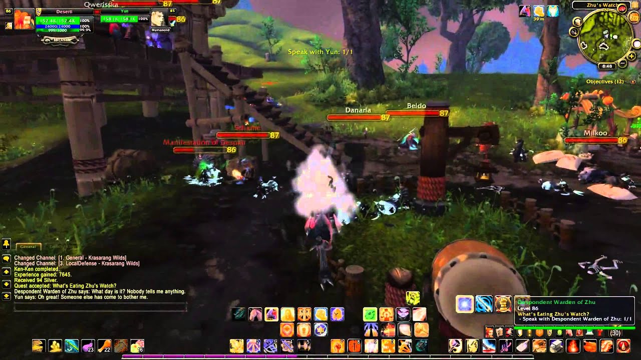 WoW MoP - What's Eating Zhu's Watch - YouTube