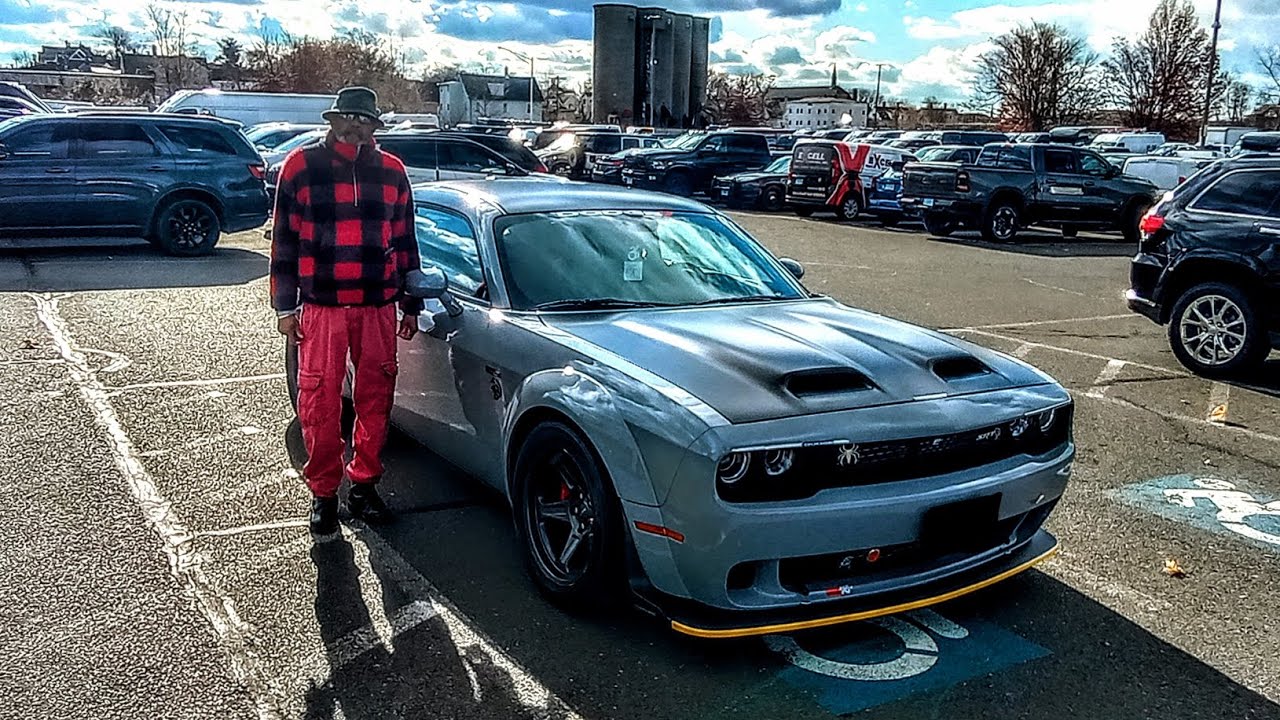 2021 Dodge Challenger SRT SuperStock 6.2L Supercharged V8 MDS Ext Smoke ...