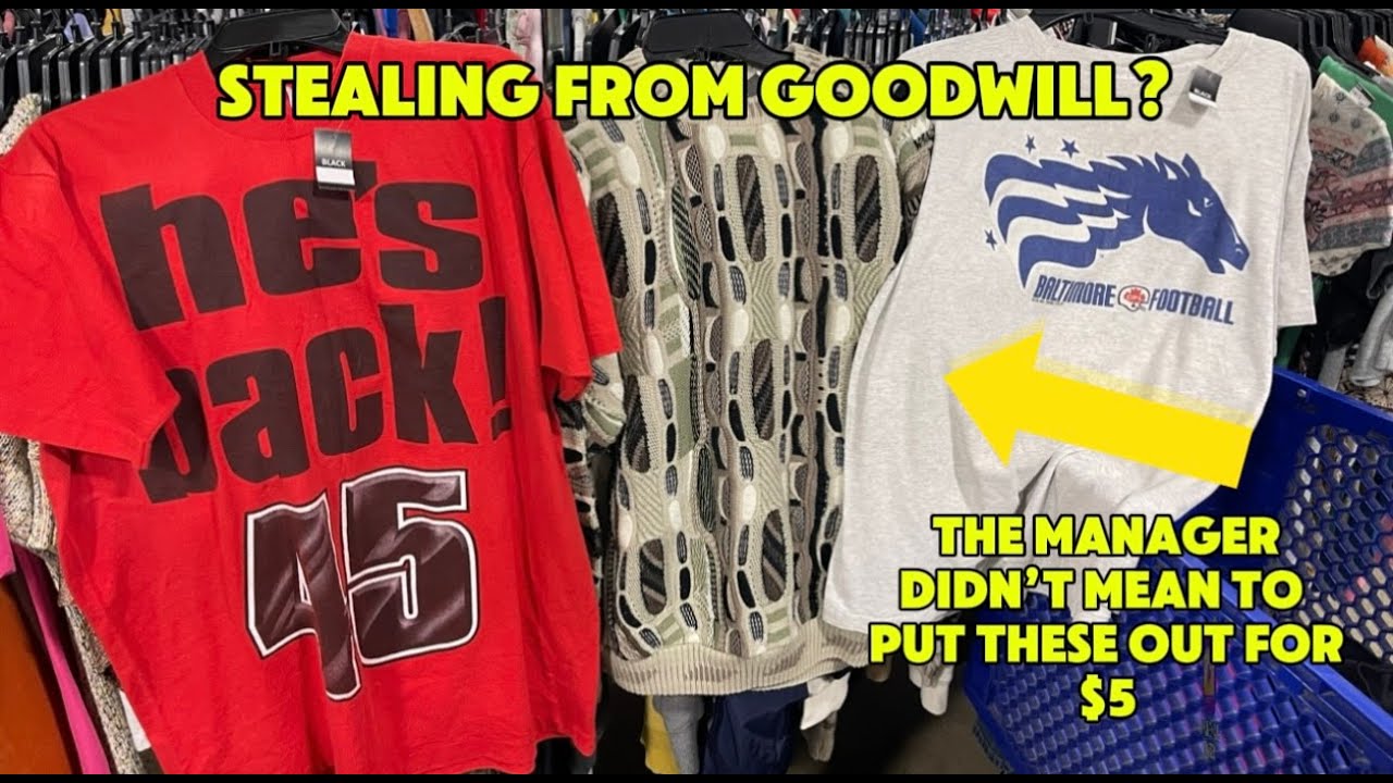 Goodwill Let me Dig in the Back! CRAZY VINTAGE HAUL! - YouTube