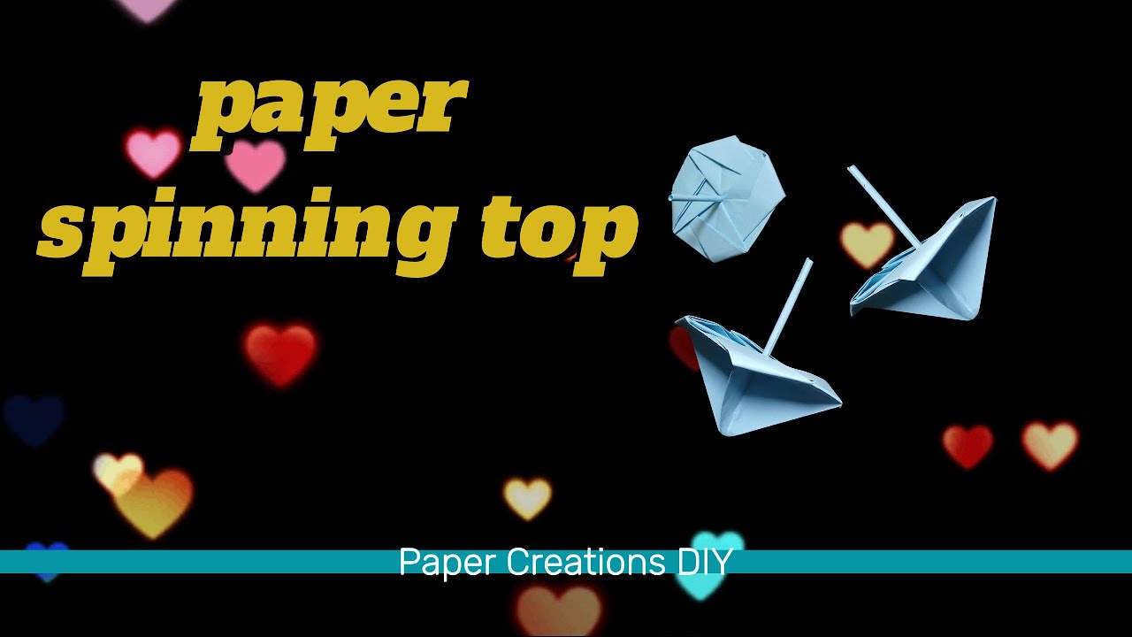 DIY Paper Spinning Top: Easy and Fun Craft Tutorial - YouTube