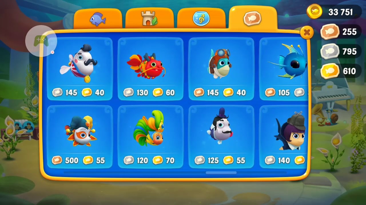 Fishdom Особые ваучерные рыбки (Special voucher fish) Обзор - YouTube