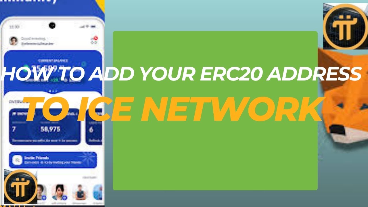 HOW TO ADD YOUR ERC20 ETHEREUM ADDRESSED TO YOUR ICE NETWORK DO IT ...