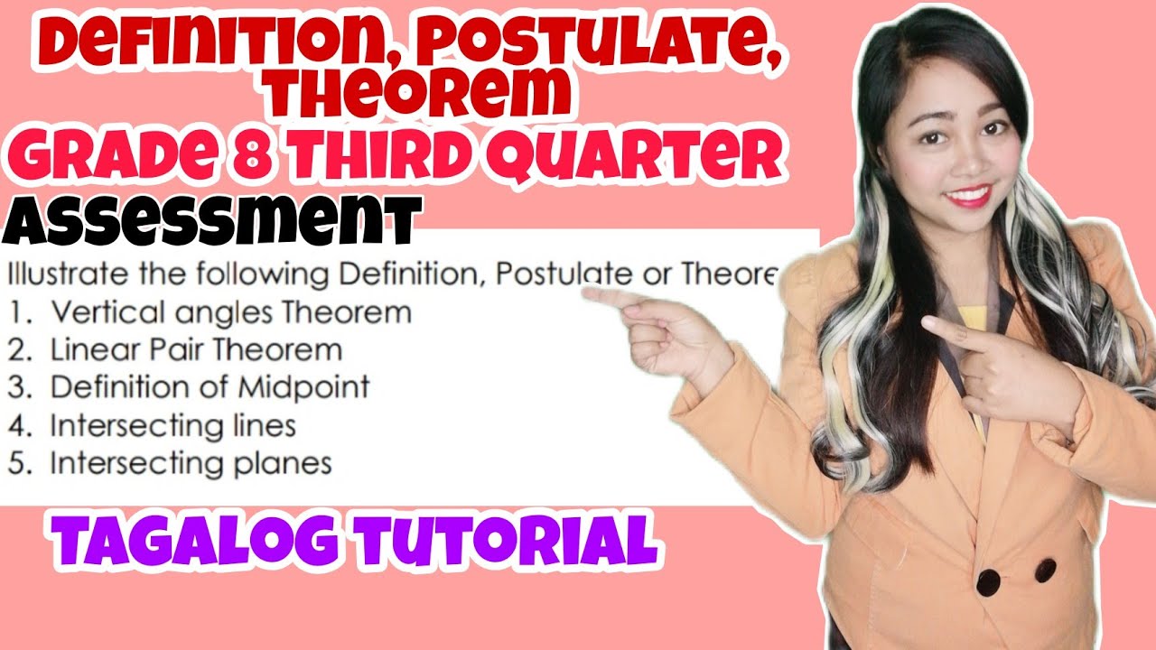 POSTULATE AND THEOREM - Grade 8 ASSESSMENT Week 1 | Tagalog Tutorial | MathTV PH - YouTube