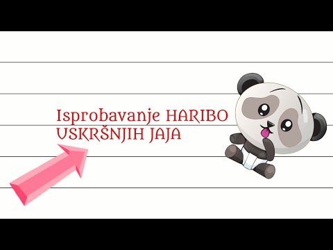 Isprobavanje HARIBO USKRŠNJIH JAJA - YouTube